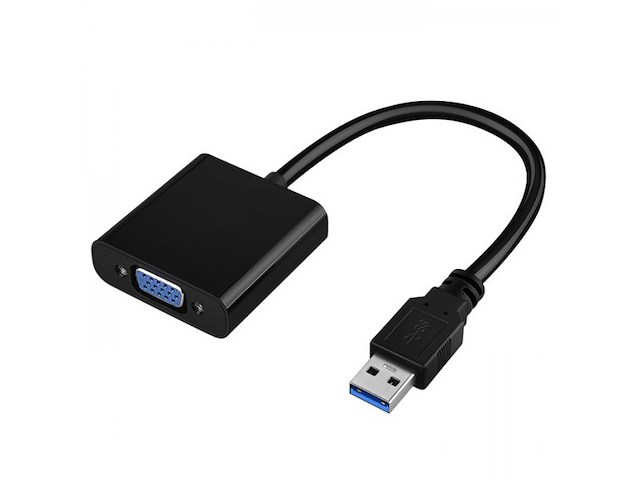 Adapter USB3.0 A muški-VGA ženski