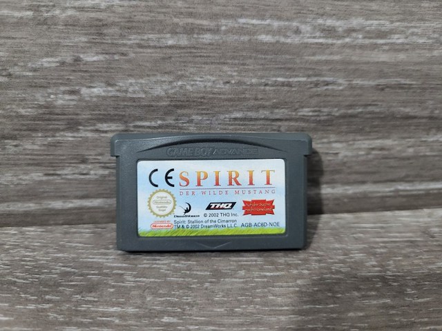 SPIRIT der wilde MUSTANG za Game Boy GameBoy ADVANCE
