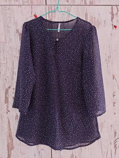 Legend sheer polka dot bluza