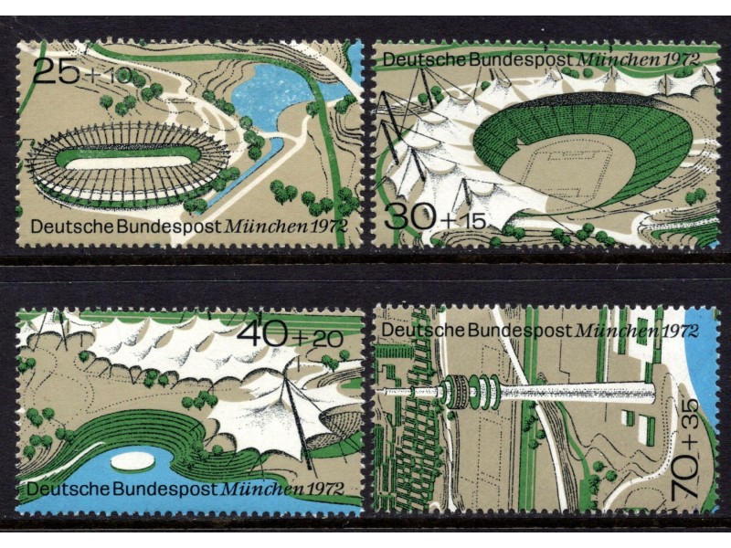 Nemačka 1972. Komplet serija, Olimpijada