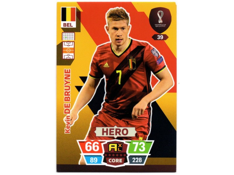BEL.39 - Kevin DE BRUYNE - PANINI Adrenalyn XL-Qatar