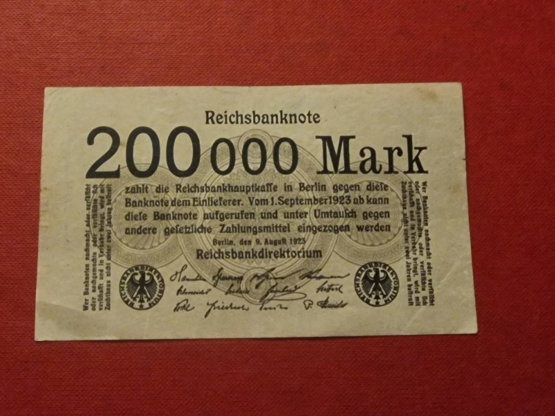 Nemačka 200000 Maraka 1923 XF