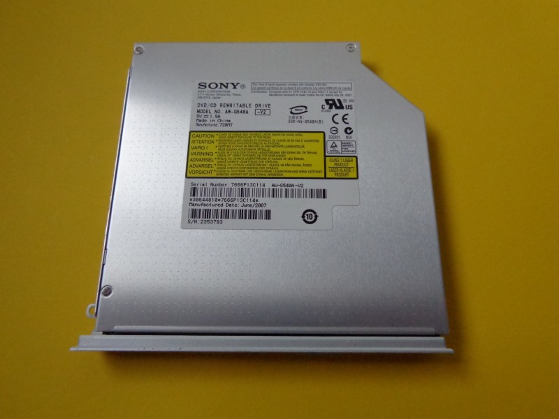 SONY AW-G540A Rewritable Drive