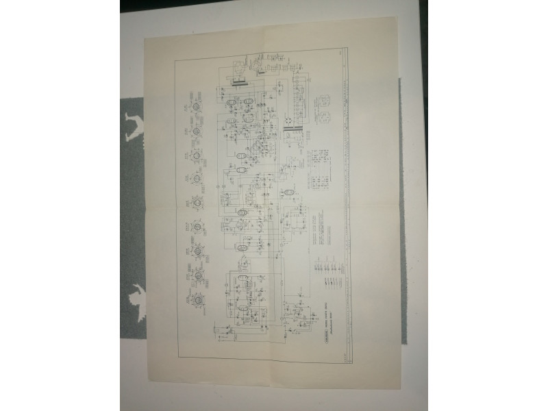 Elektronska shema - GRUNDIG Musikschrank 8066