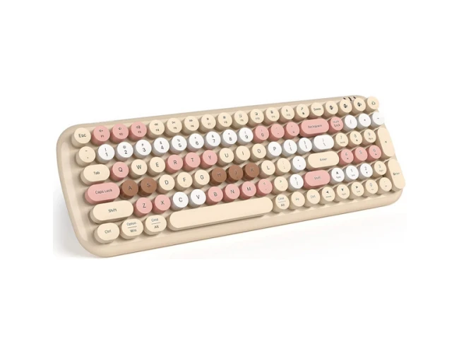 Moffii Retro bežična tastatura šarena