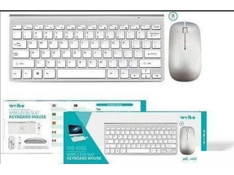 Bežična tastatura + Miš Weibo Silver