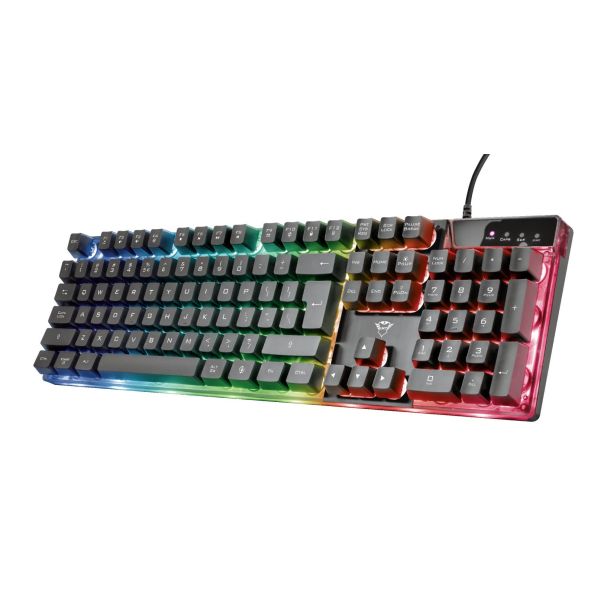 TRUST Gejmerska žična tastatura GXT 835 AZOR, crna