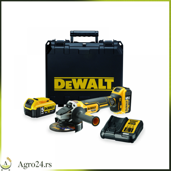 DEWALT® Akumulatorska ugaona brusilica 18V XR DCG405P2
