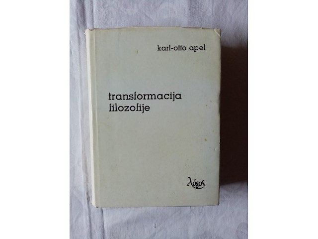 Transformacija filozofije - Karl-Otto Apel