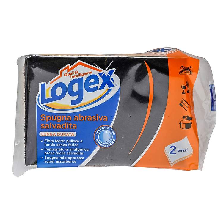 Logex abrazivni kuhinjski sunđer, 2 kom.