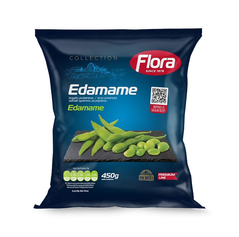 Flora edamame smrz 450g flora