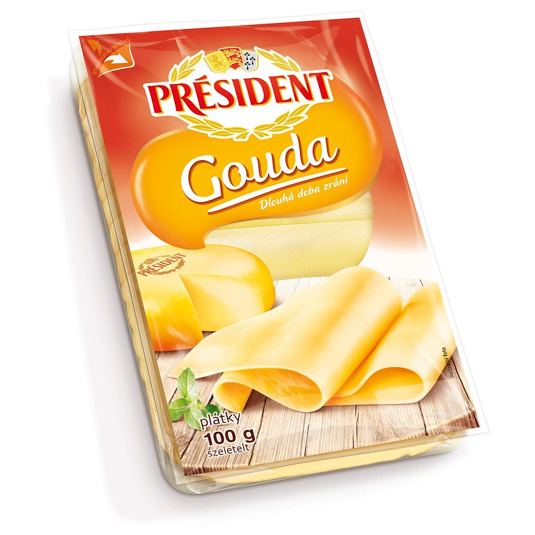 President sir gouda listići 150g president