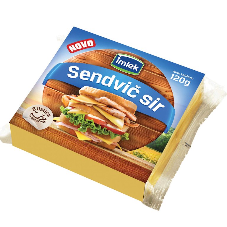 Imlek sir sendvič listići 120g imlek
