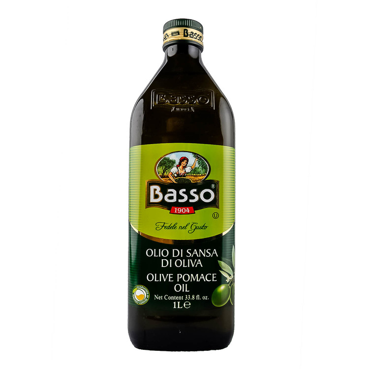 Basso Olio di sansa, olive pomace -Basso ulje komine 1 l