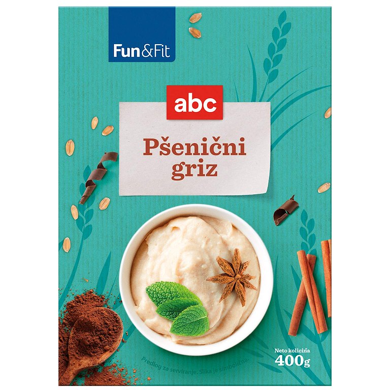 Abc griz pšenični 400g abc