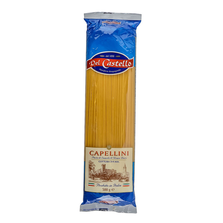 Del Castello Capellini špageti 500g