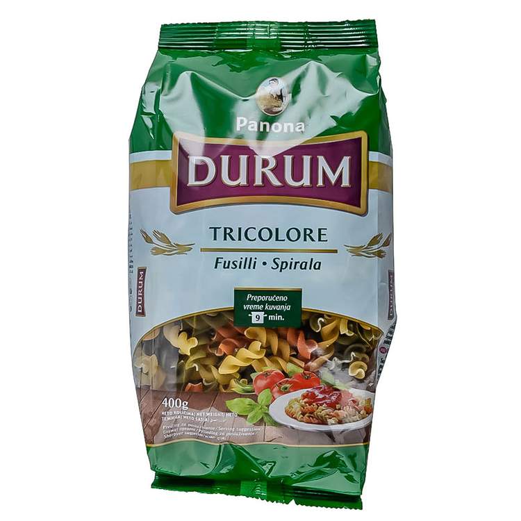 Panona Durum Tricolore Spirala makarone 400g