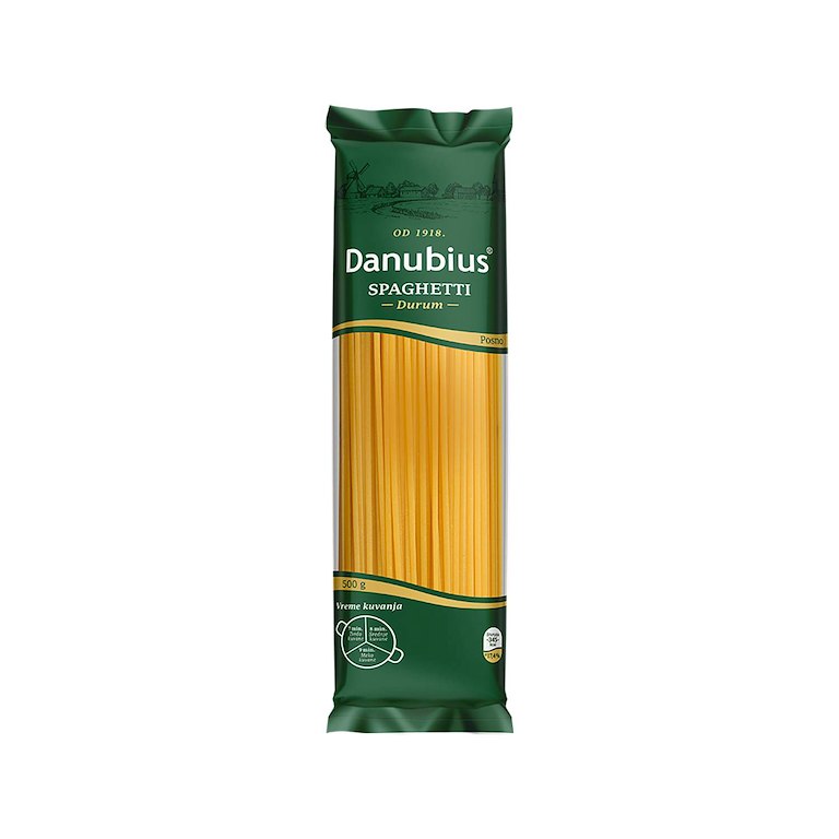Danubius špagete durum 500g Danubius