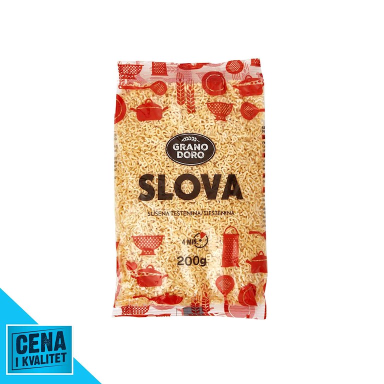 Grano doro testenina slova 200g grano doro