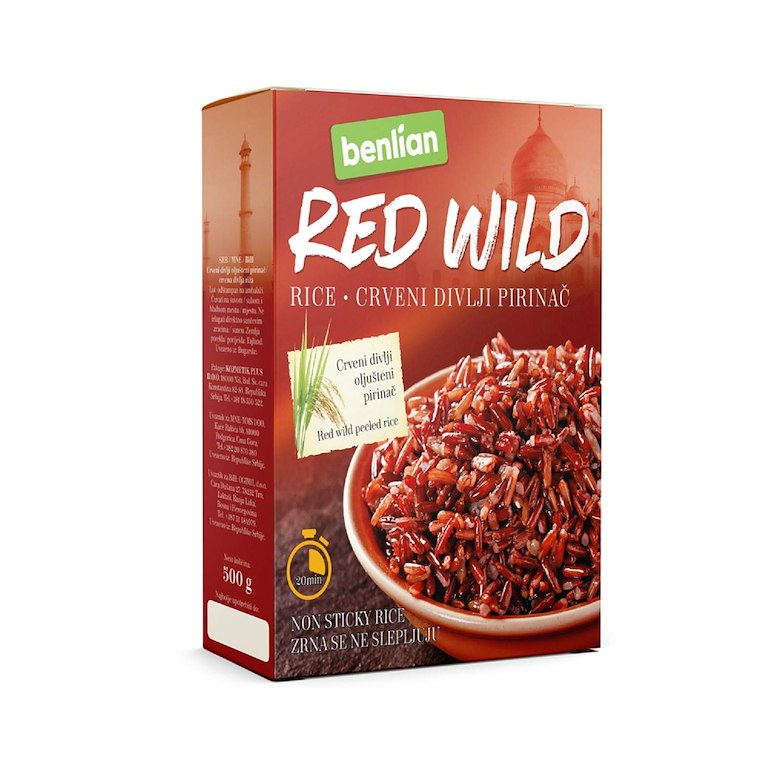 Benlian food pirinač red wild 500g benlian food