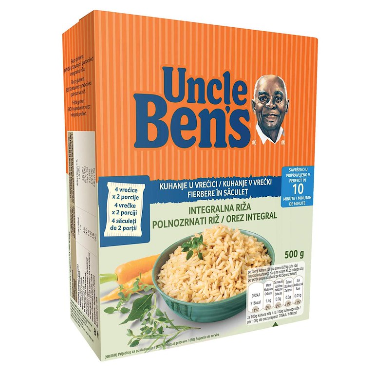Uncle bens pirinač integralni 500g uncle bens