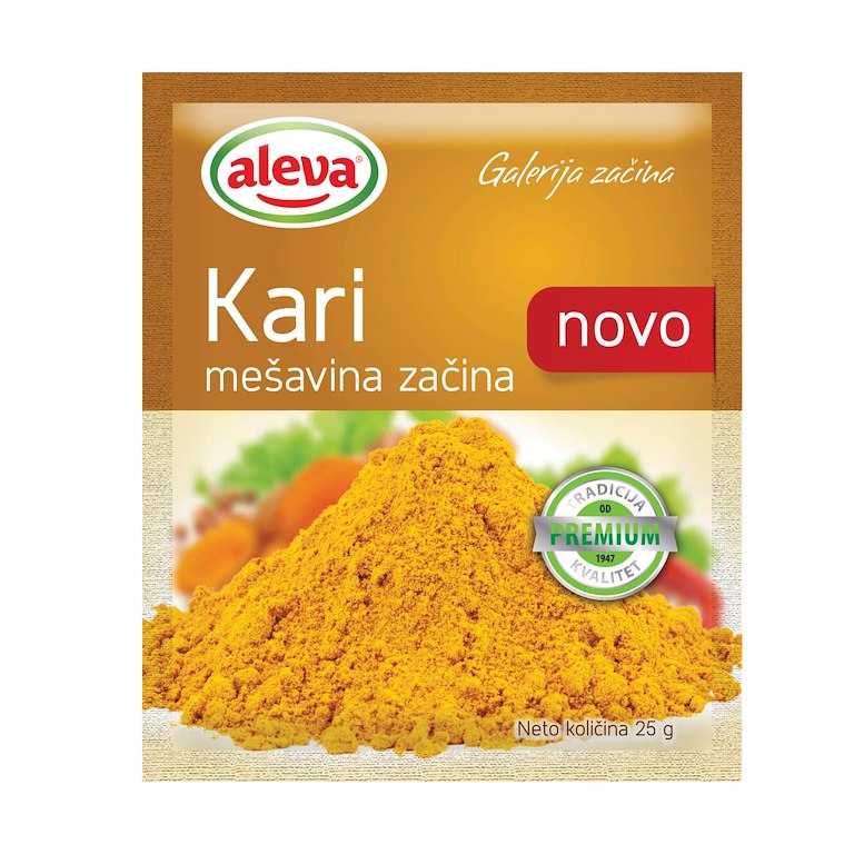 Aleva začin kari 25g aleva