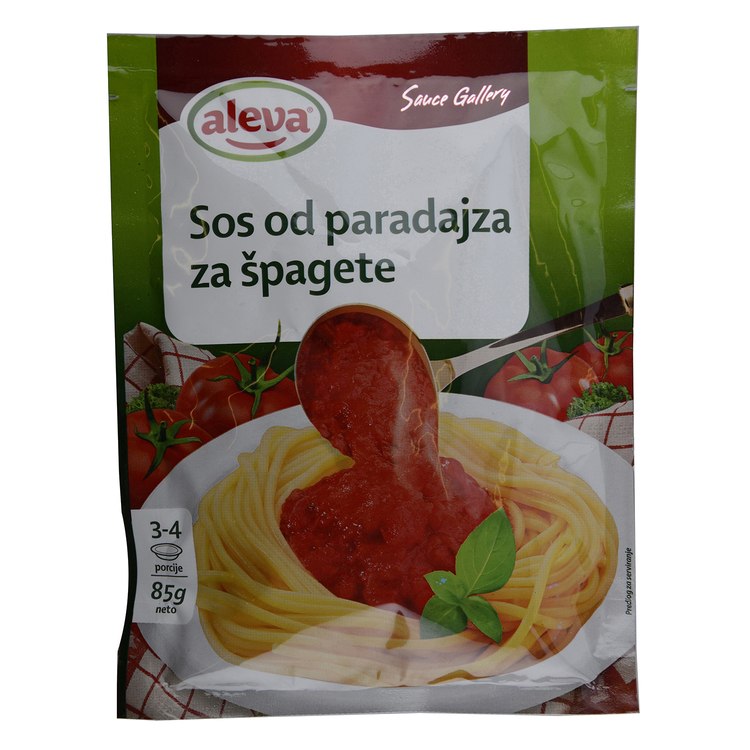 Aleva sos od paradajza za spagete posno 85g aleva
