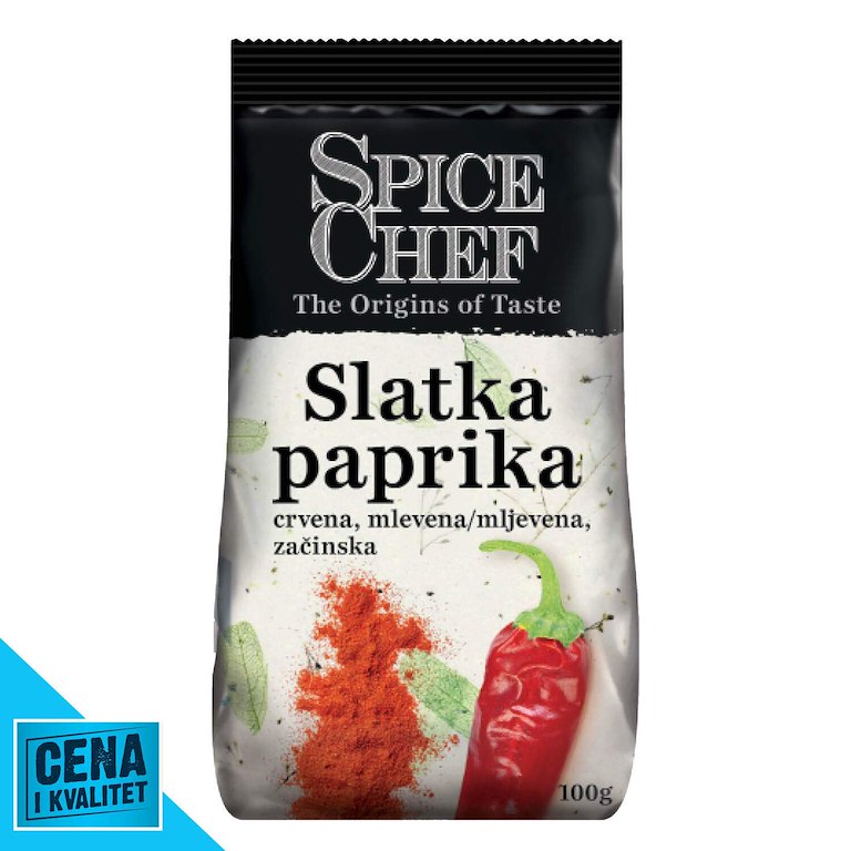 Spice chef paprika mlev slatka 100g spice chef