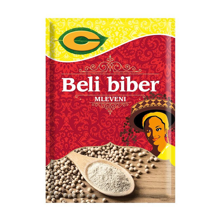 C biber beli mleveni 20g c