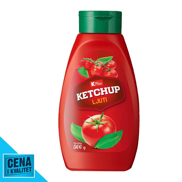 K plus Ketchup ljuti -K plus kečap ljuti 500 g