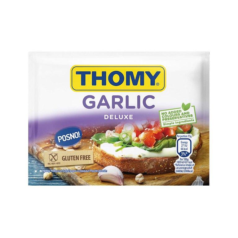 Thomy preliv salatni garlic 80g thomy
