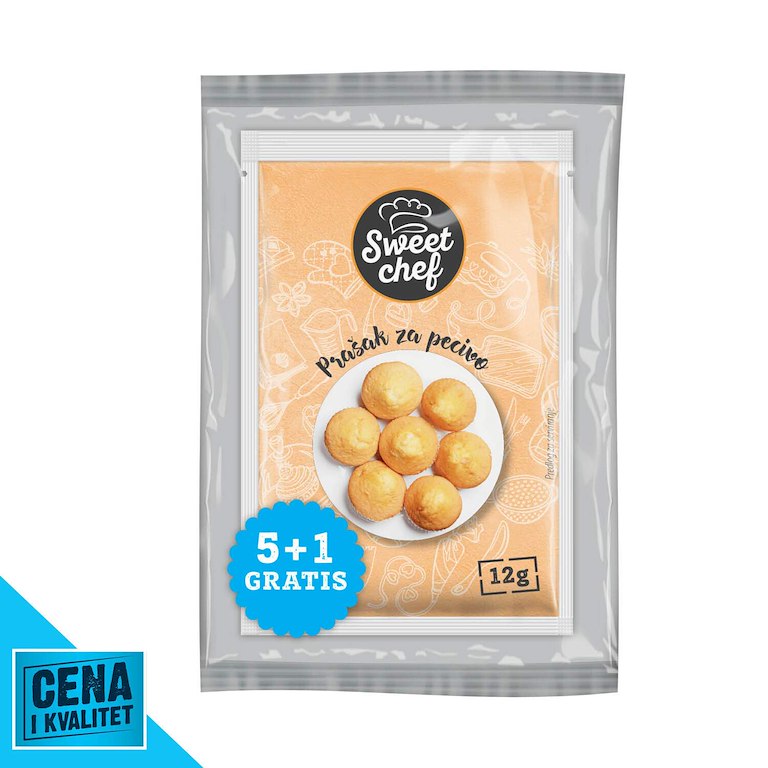 Sweet chef prasak za pecivo 5+1 gratis 72g Sweet chef