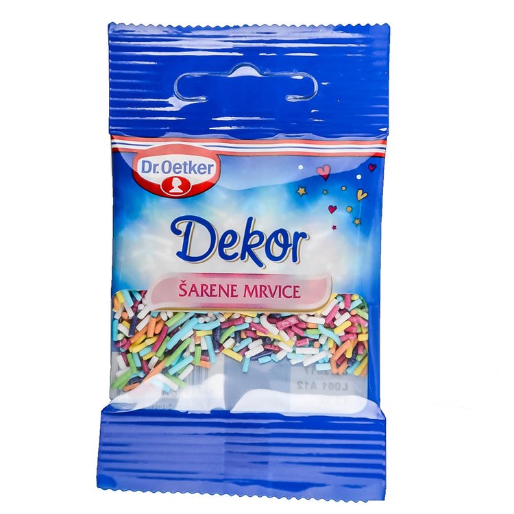 Dr. Oetker Dekor Šarene Mrvice 10g