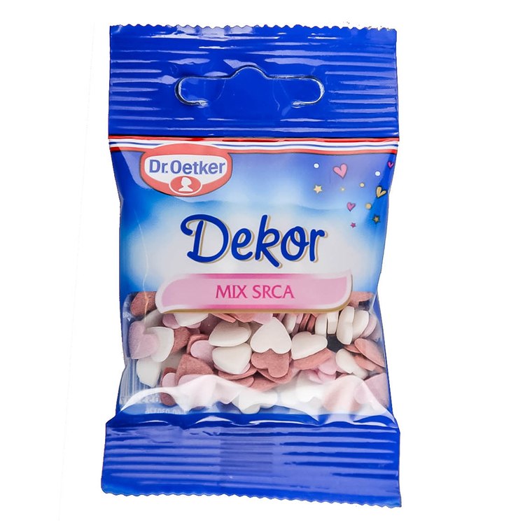 Dr. Oetker Dekor Mix Srca 10g