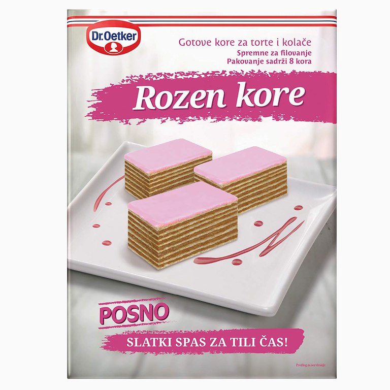 Dr Oetker rozen kore 430g dr.oetker