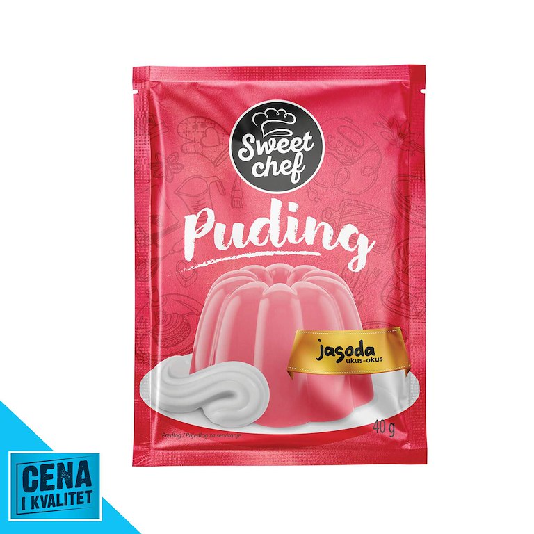 Sweet chef puding jagoda 40g Sweet chef