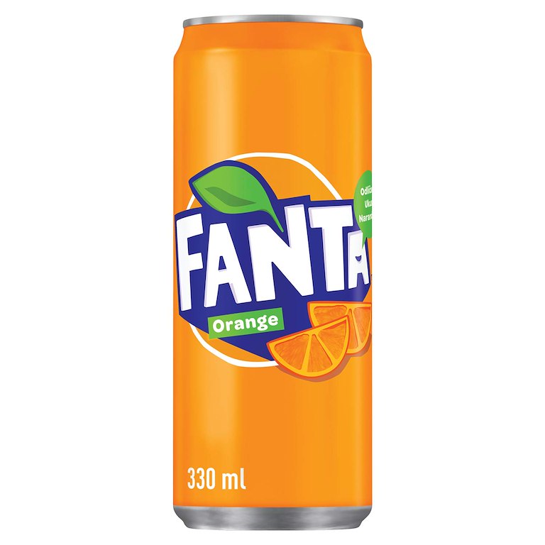 Fanta sok 0.33l can sleek Coca cola
