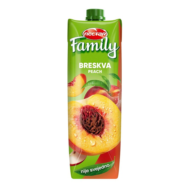 Nectar family breskva i jabuka 1l