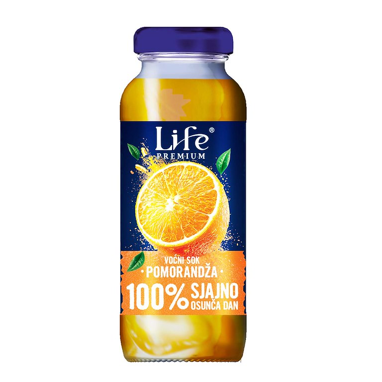 Nectar Life 100% Orange-Pomorandza 200 ml