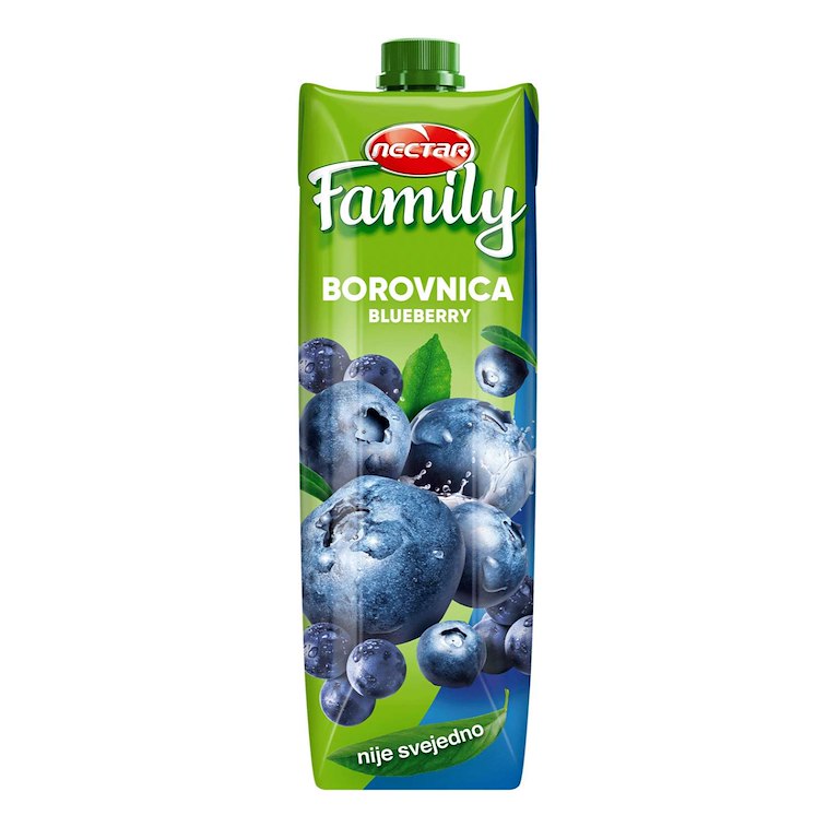 Nectar family borovnica 1l