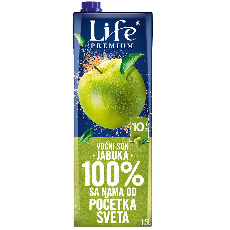 Life sok premium 100% jabuka 1.5l life
