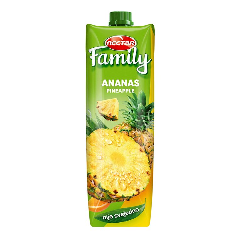 Nectar family ananas i pomorandža 1l