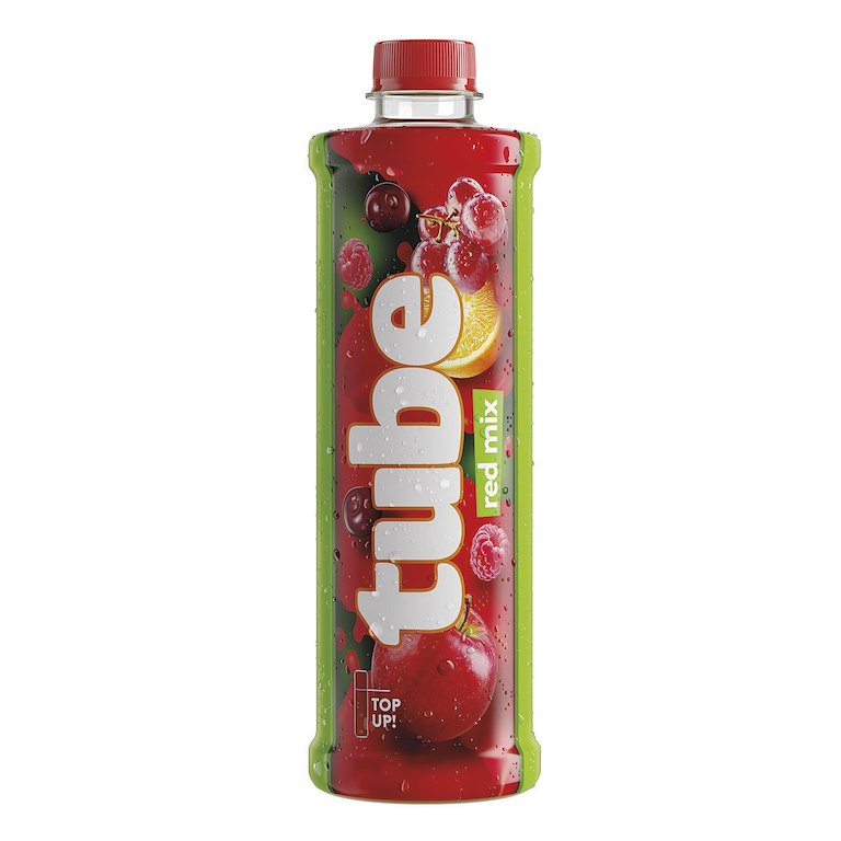 Tube sok red mix 0.5l pet tube