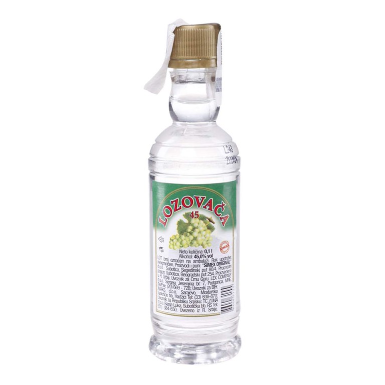 Lozovača rakija 0,1l Simex