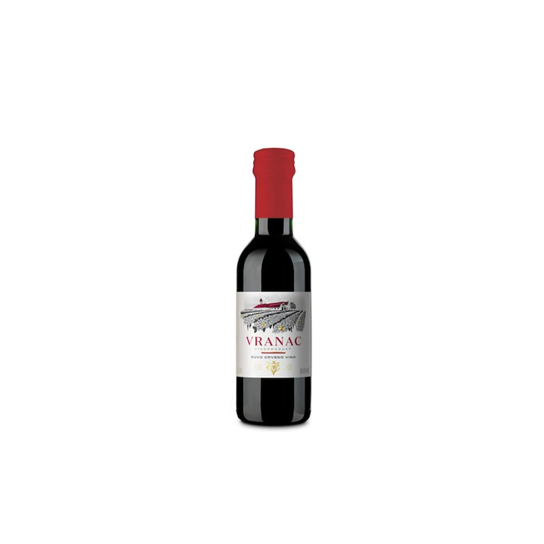 Vranac Vinoprodukt suvo crveno vino 0,187