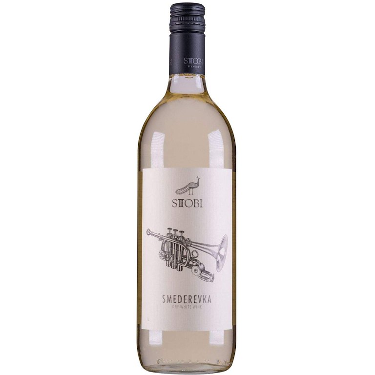Smederevka kvalitetno belo vino 1 l Vinarija Stobi