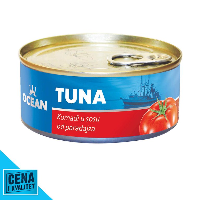 Ocean tuna komadi u tomato sos 160g ocean