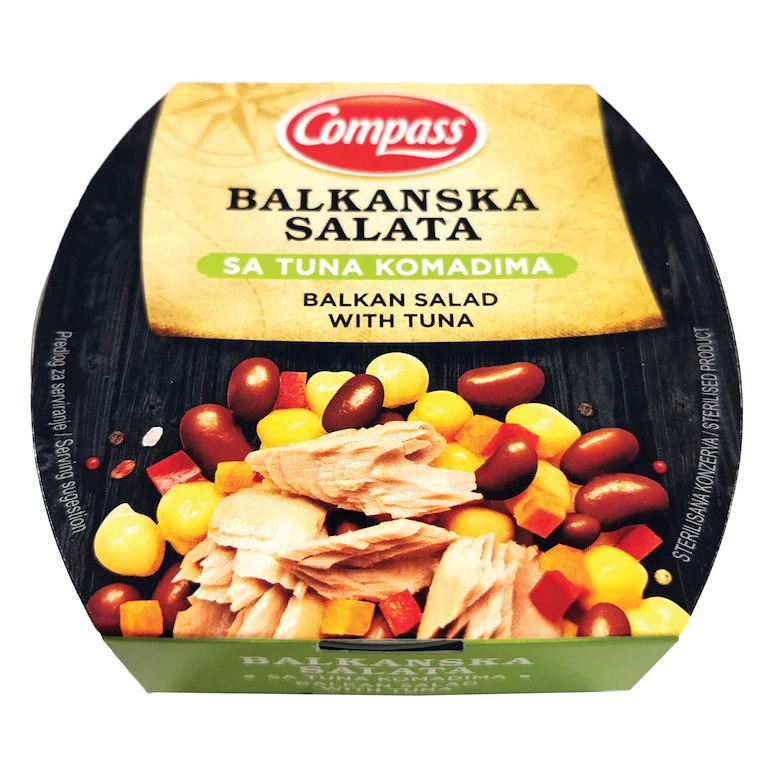 Compass salata tuna balkanska 160g compass