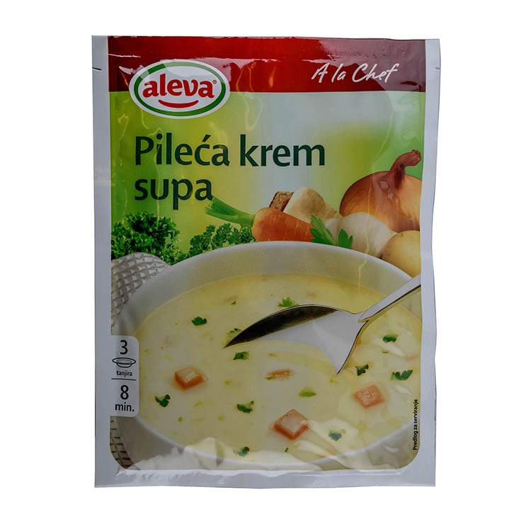 Aleva supa krem pileća 49g aleva