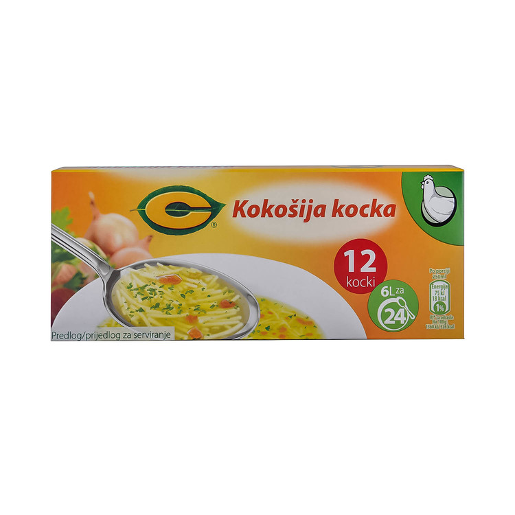 C Kokošji bujon supa u kocki, 12 kocki , 132g